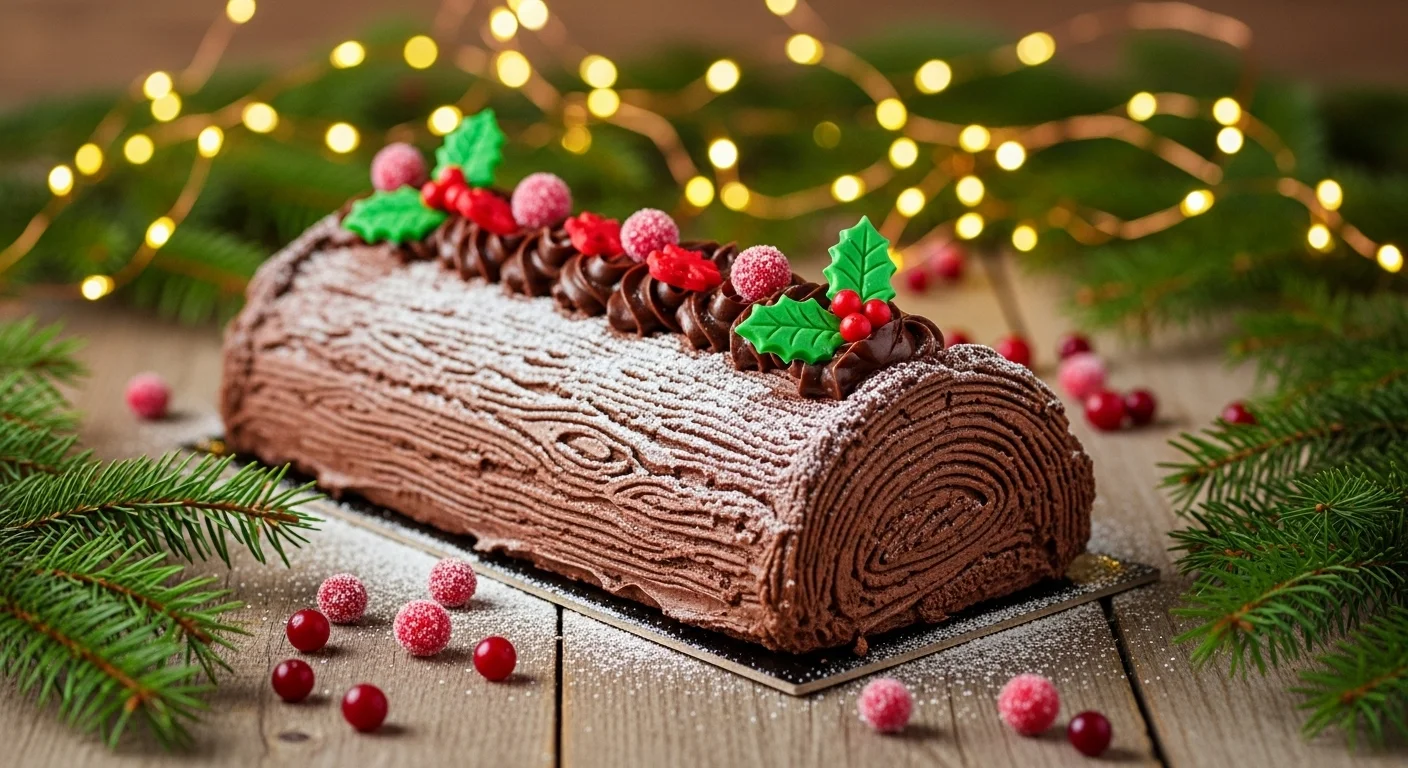 24 Stunning Christmas Yule Log Cakes That Impress Instantly - Taste Dreams